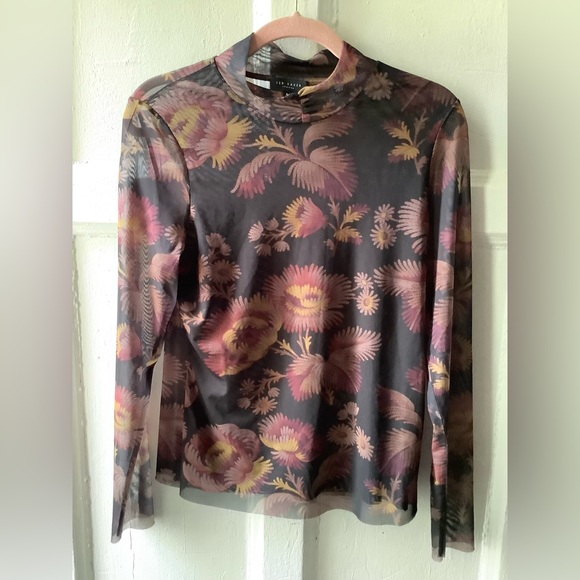 Ted Baker | Tops | Ted Baker Ladies Sheer Top | Poshmark